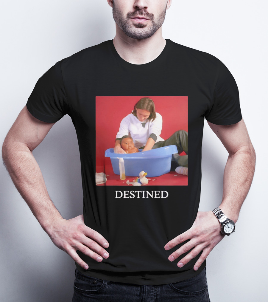 Lionel Messi Lamine Yamal Baby Bath Destined T-Shirt