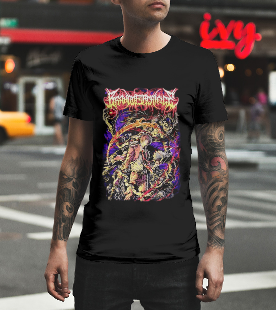 Loki Greenway Death Note Light Yagami Ryuk Heavy Metal Manga T-Shirt