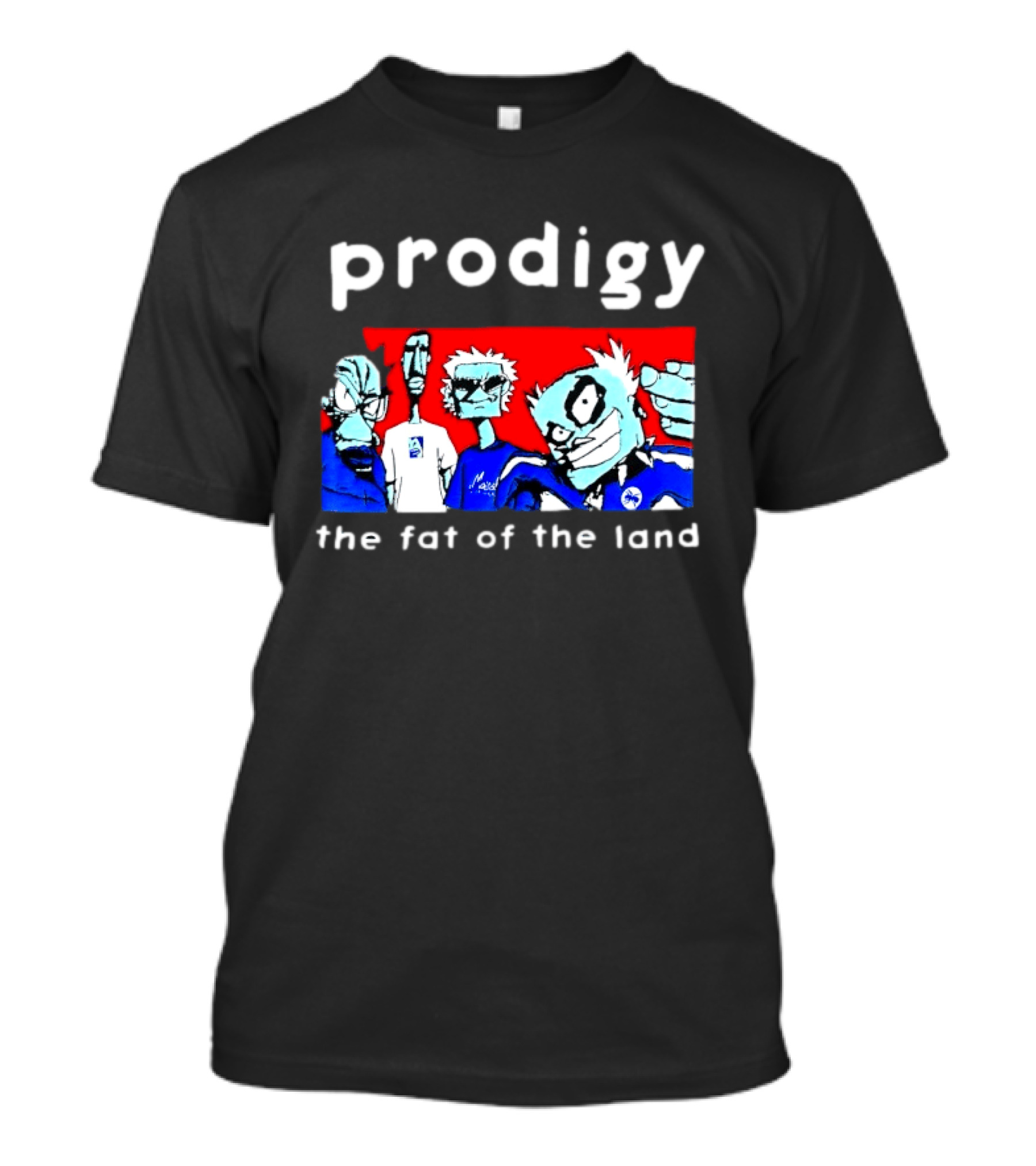 Prodigy The Fat Of The Land Cartoon Characters T-Shirt