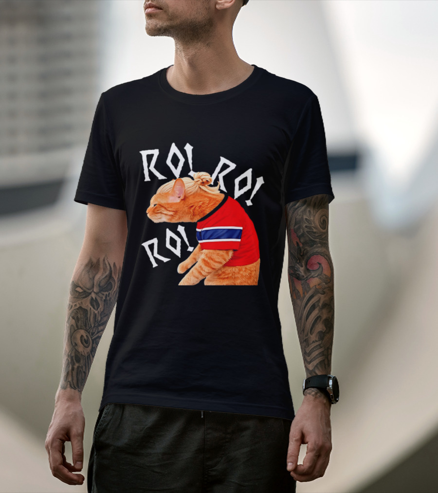 Ro Ro Ro Norwegian Cat El Michi Meme Norway T-Shirt