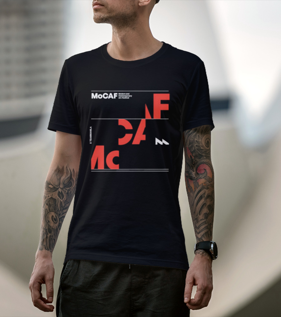 MoCAF Modern Contemporary Festival TeamManila Collaboration T-Shirt