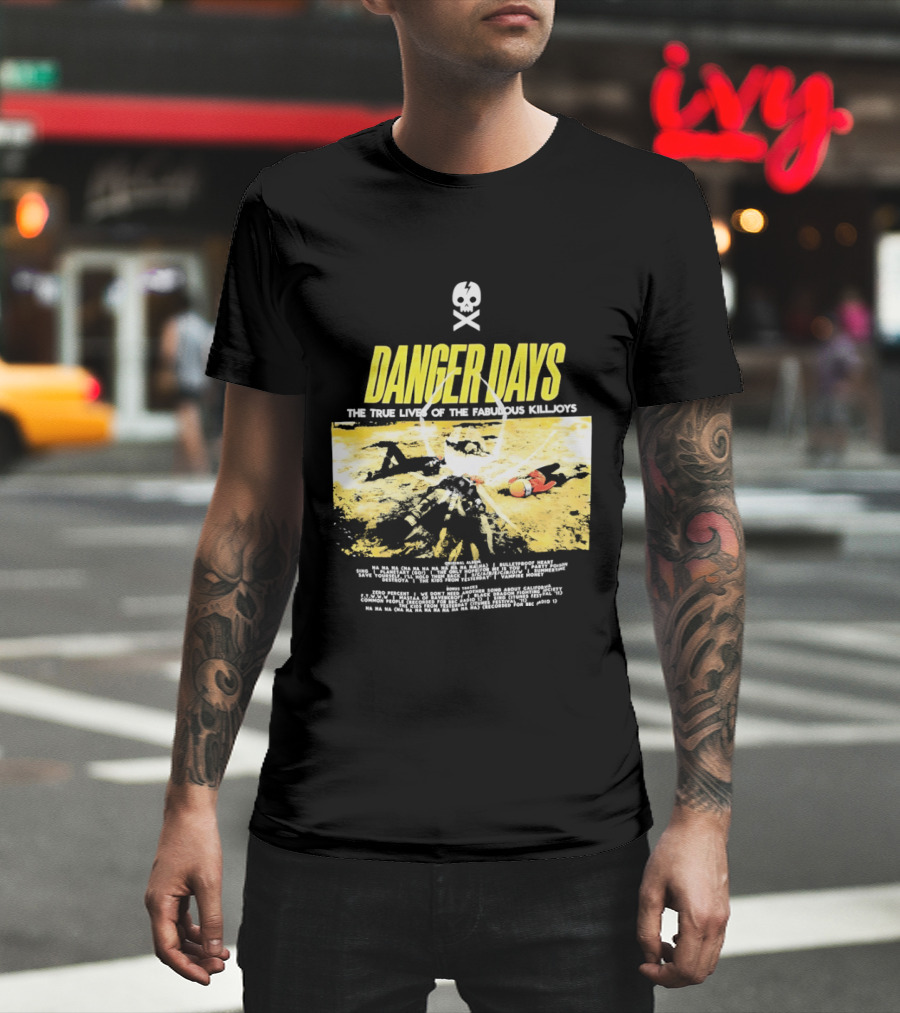 Danger Days The True Lives Of The Fabulous Killjoys Album Cover Art My Chemical Romance T-Shirt