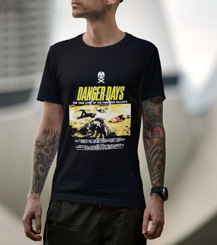 Danger Days The True Lives Of The Fabulous Killjoys Album Cover Art My Chemical Romance T-Shirt