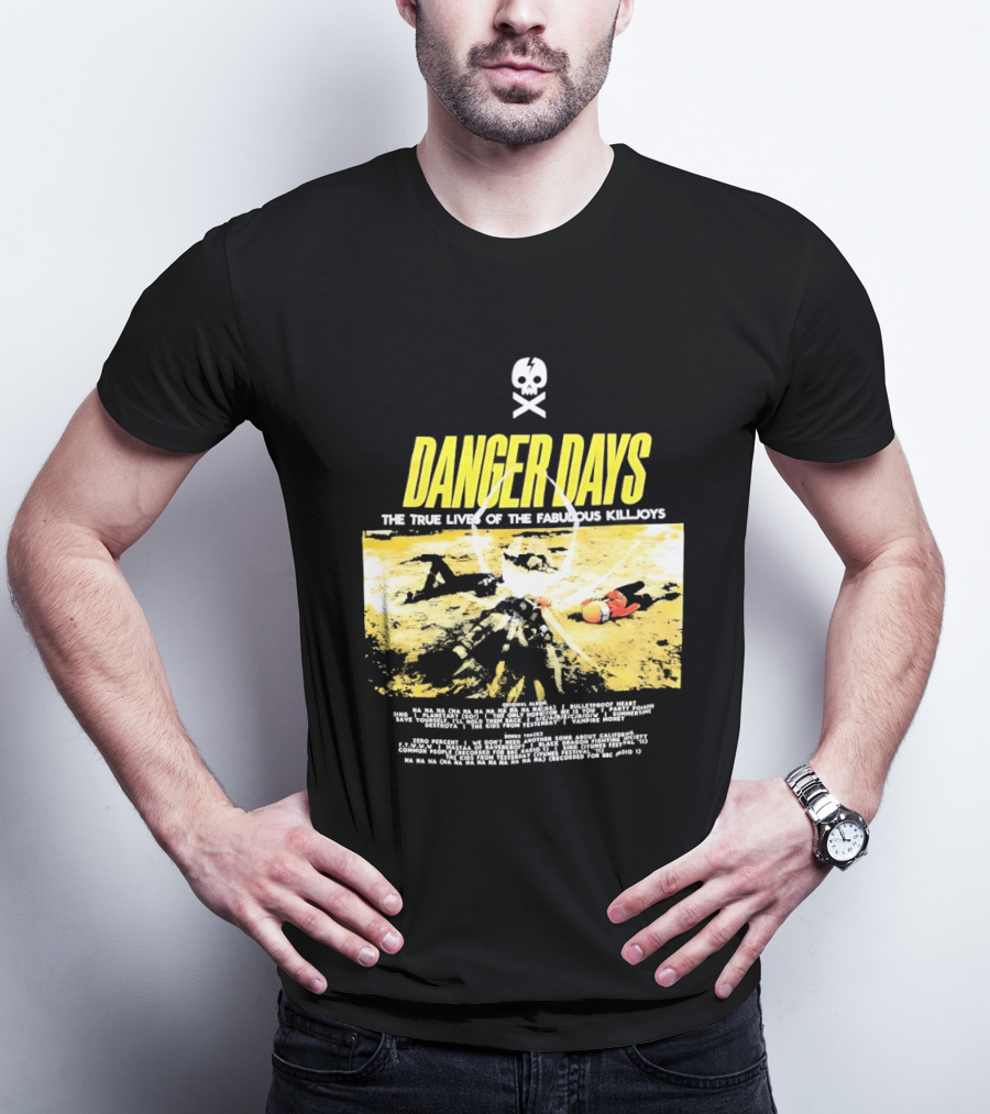 Danger Days The True Lives Of The Fabulous Killjoys Album Cover Art My Chemical Romance T-Shirt