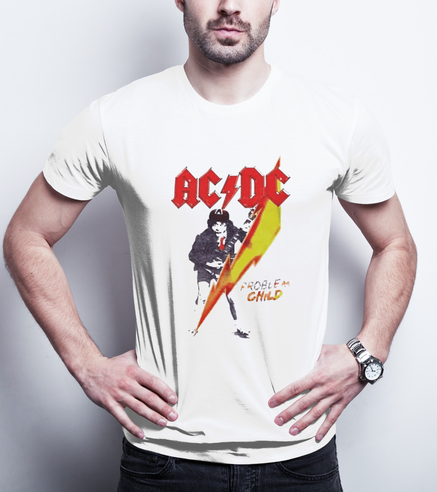 ACDC Pwr Up Problem Child Tour 2026 Lightning Bolt T-Shirt
