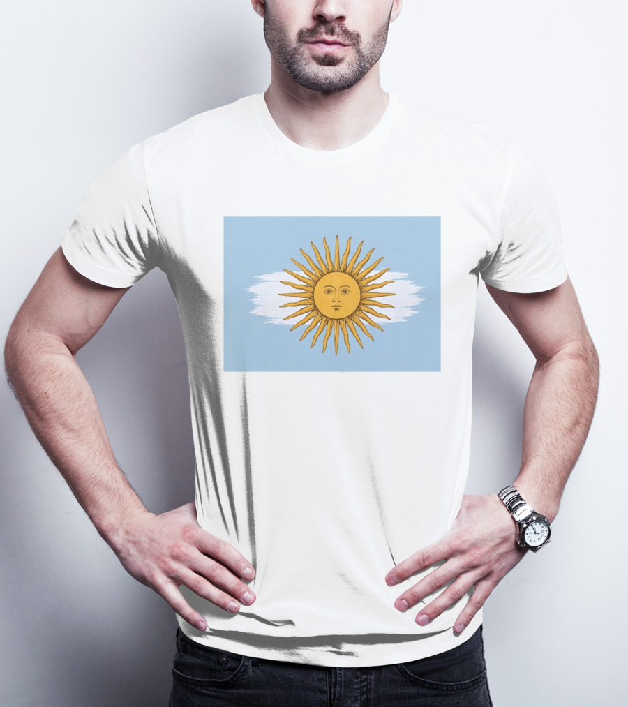 Argentina Sol De Mayo Sun Of May Flag T-Shirt
