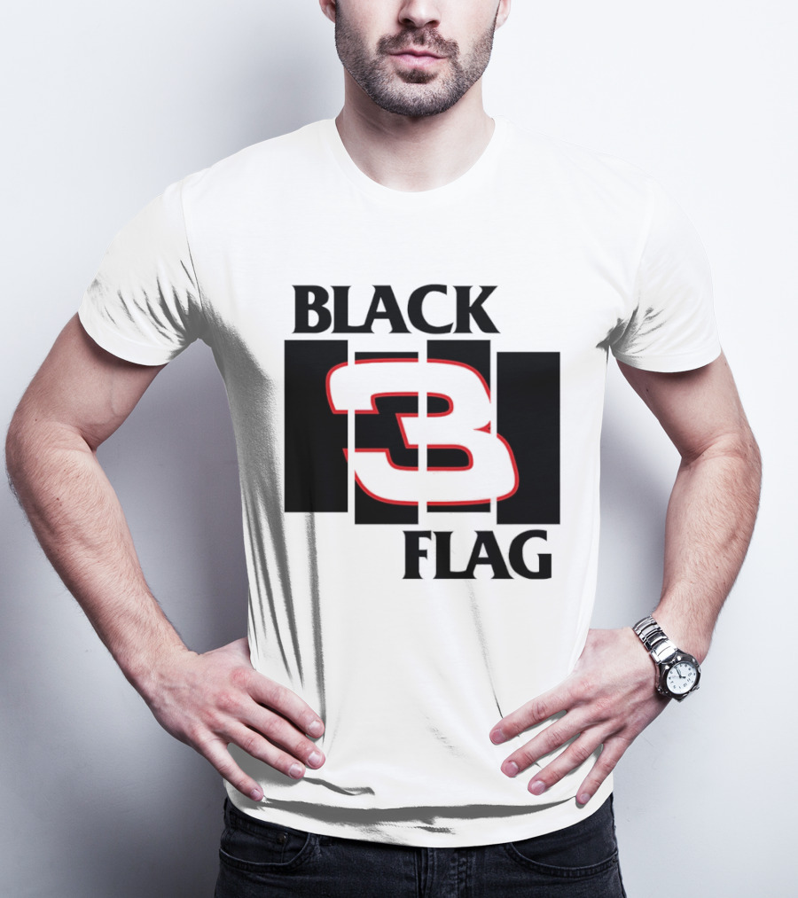 Black Flag 3 Hardcore Punk T-Shirt