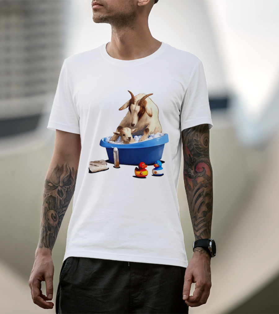 GOAT Bathtub Classico Messi Bathing Yamal T-Shirt