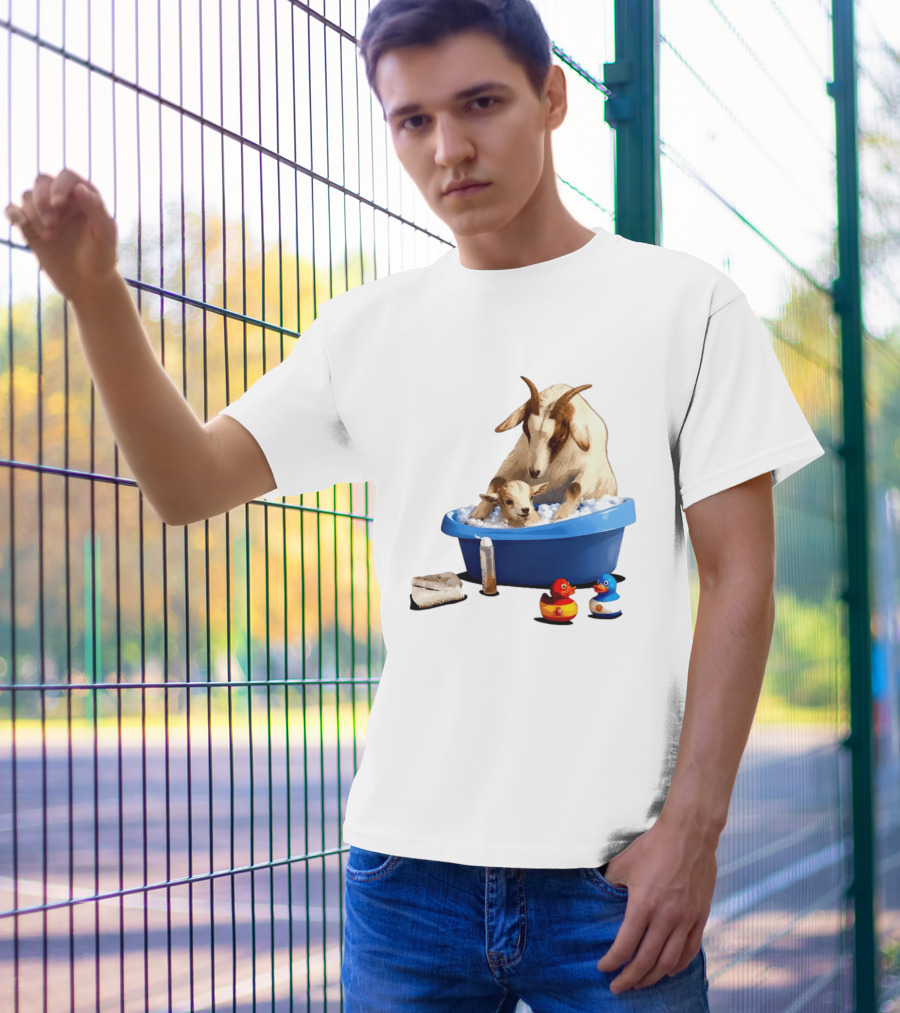 GOAT Bathtub Classico Messi Bathing Yamal T-Shirt