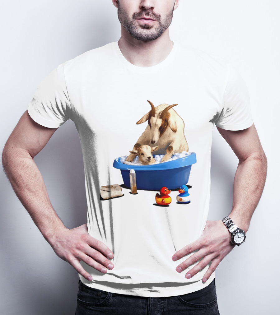 GOAT Bathtub Classico Messi Bathing Yamal T-Shirt