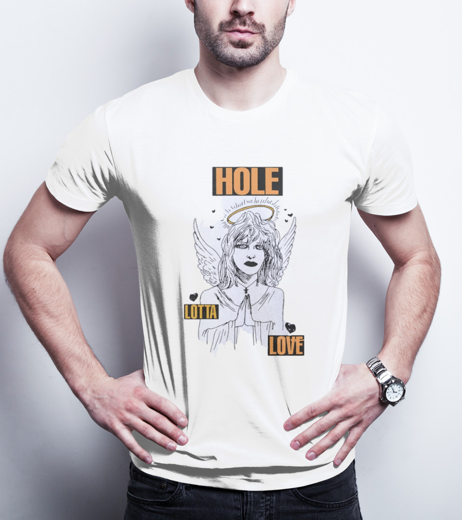 Hole Lotta Love Angel 90s Grunge Alternative Rock Fashion T-Shirt
