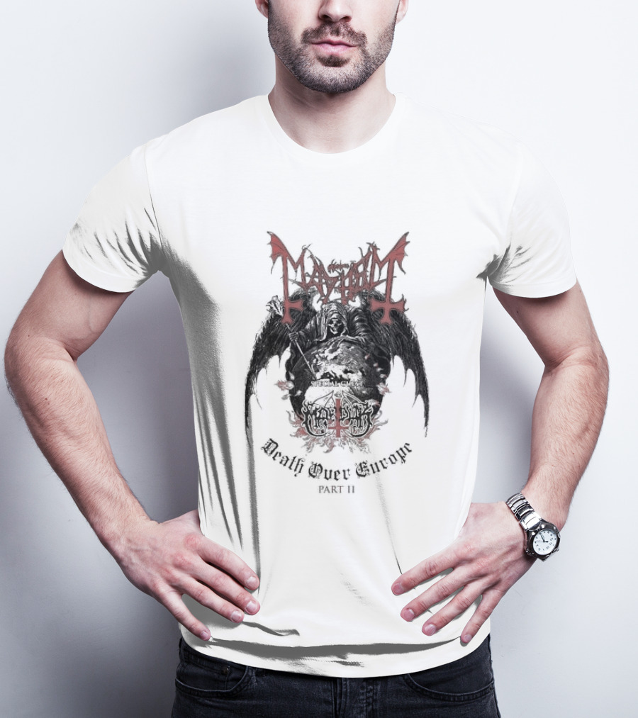 Original Mayhem Death Over Europe Part 2 2026 Tour October Official Merchandise T-Shirt