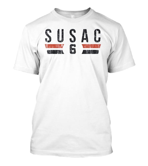 Daniel Susac 6 San Francisco Giants Player MLB Baseball T-Shirt