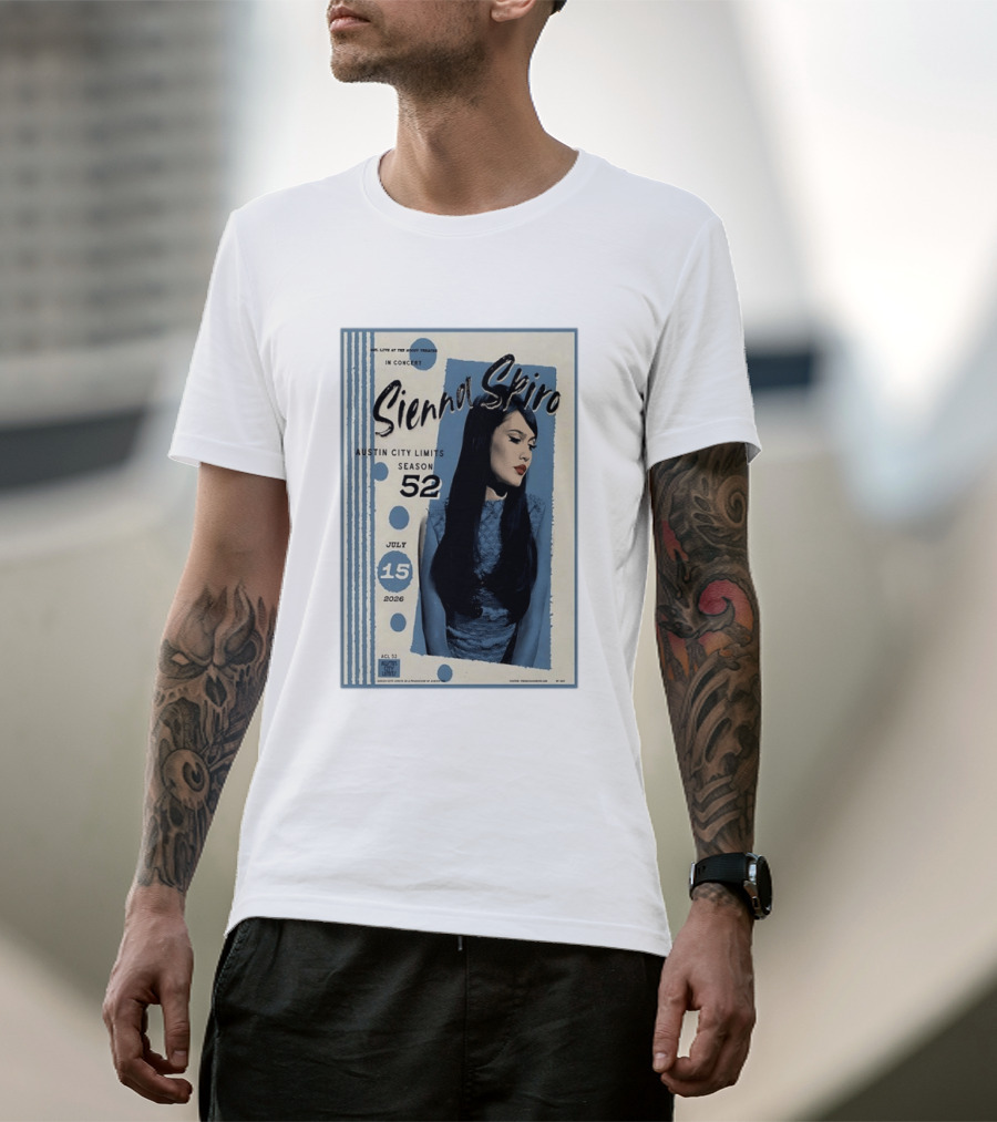 Sienna Spiro Live At The Roxy Theatre Austin City Limits Season 52 July 15 2026 T-Shirt