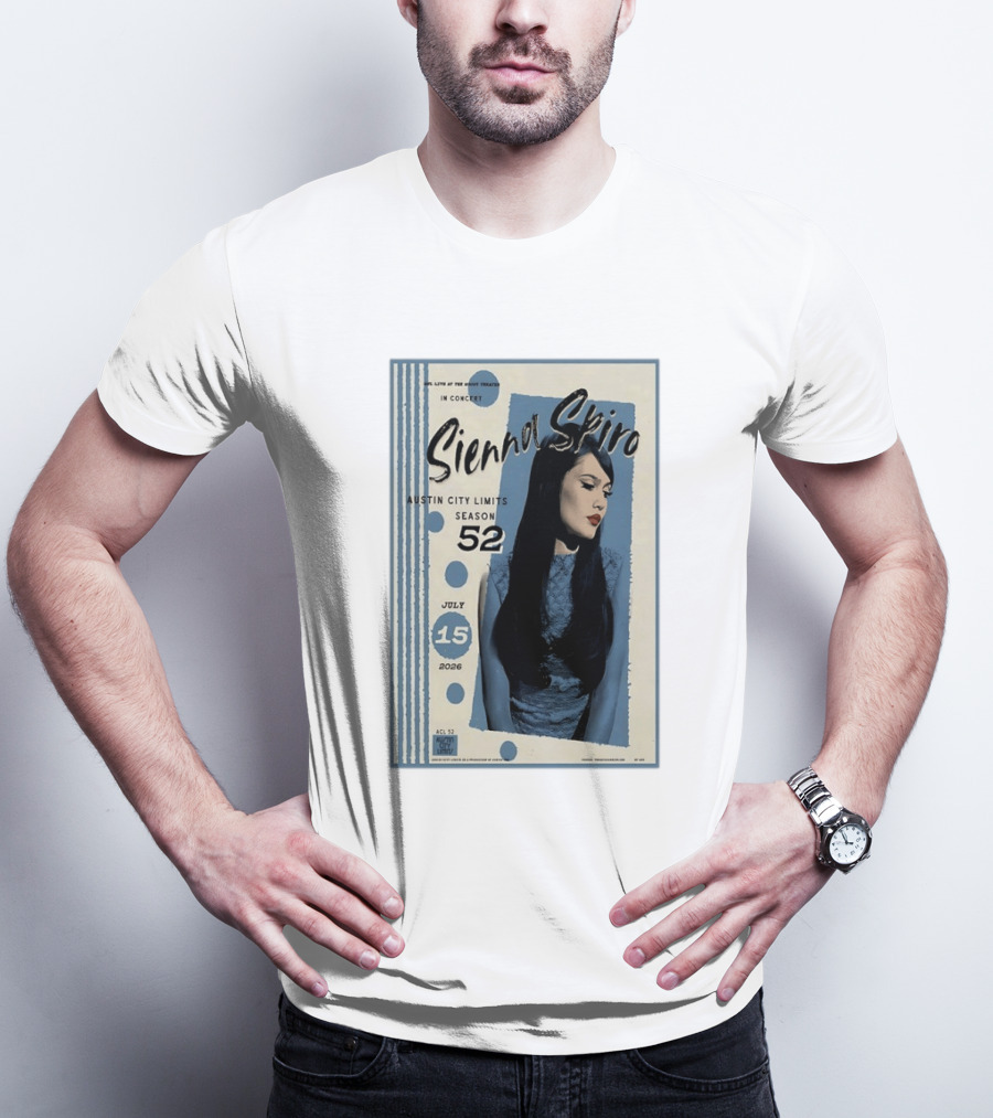 Sienna Spiro Live At The Roxy Theatre Austin City Limits Season 52 July 15 2026 T-Shirt