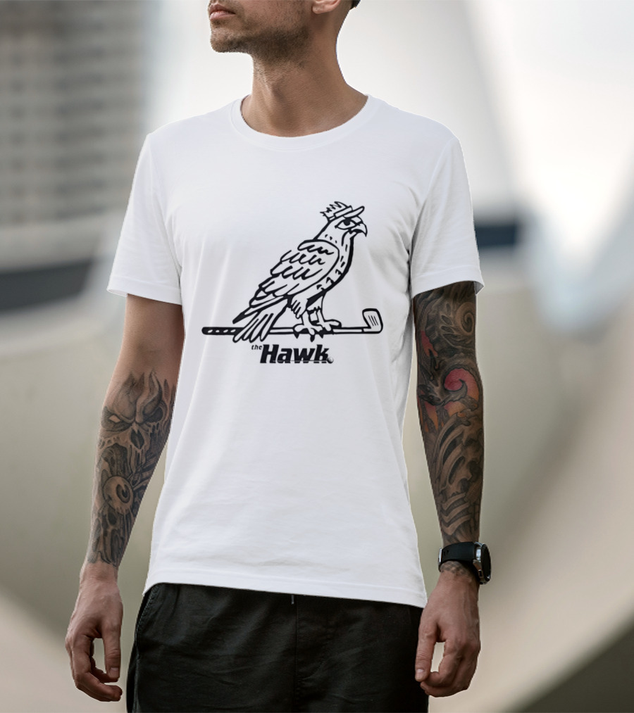 Hawk Golf Bird With Club T-Shirt