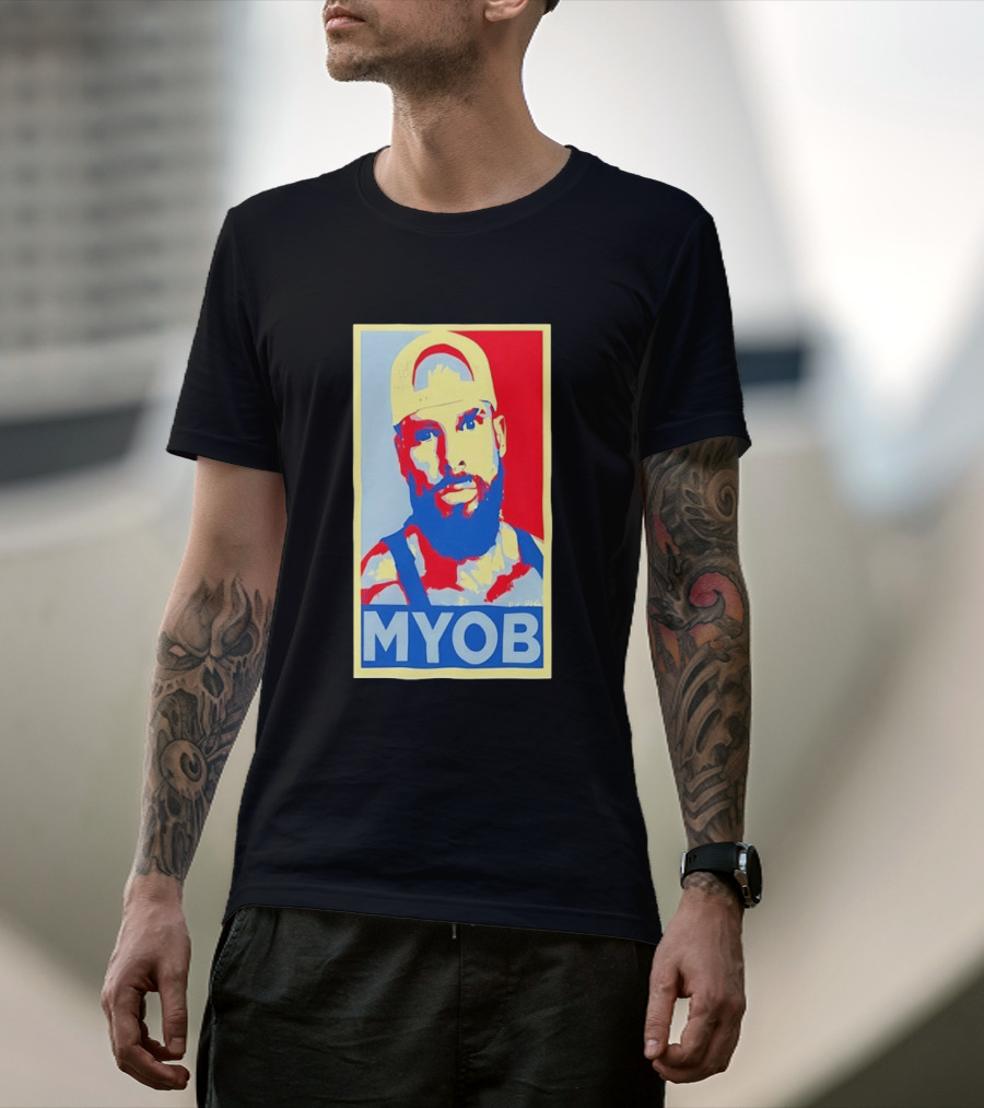 MYOB Bearded Man Hope Style Mind Your Own Business T-Shirt