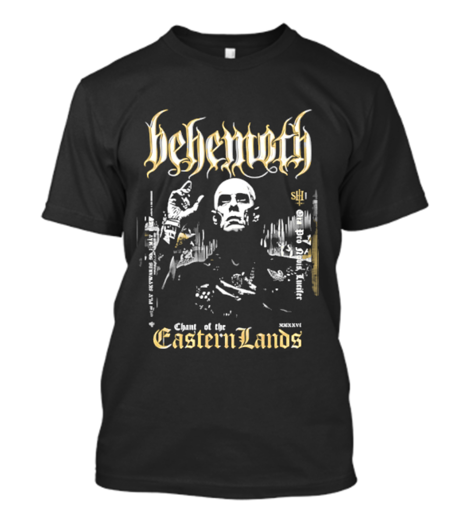 Behemoth Chant Of The Eastern Lands Ora Pro Nobis Lucifer T-Shirt