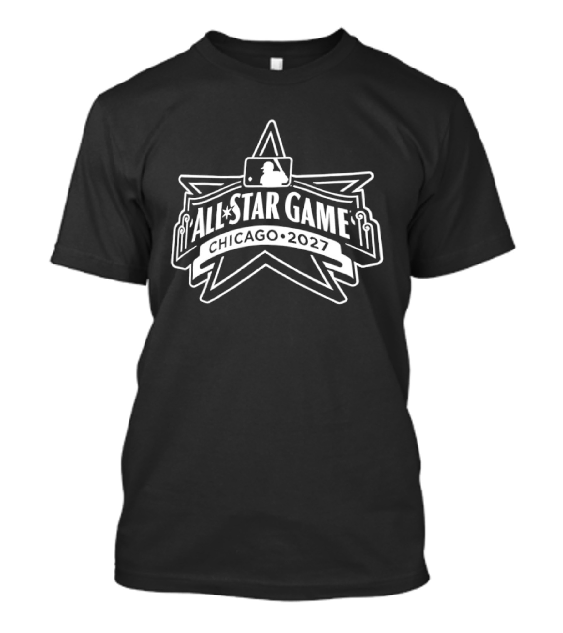 Chicago Cubs 2027 MLB All Star Game Logo Star T-Shirt