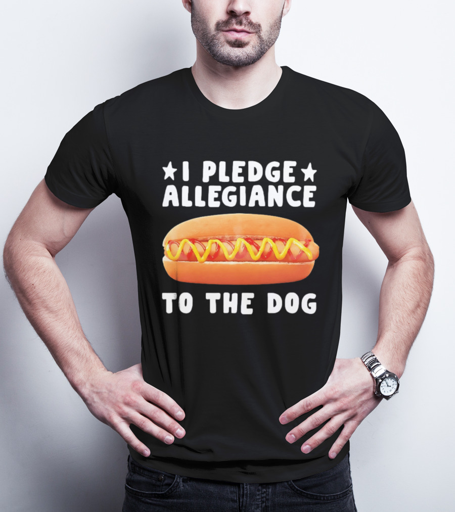 I Pledge Allegiance To The Hot Dog T-Shirt