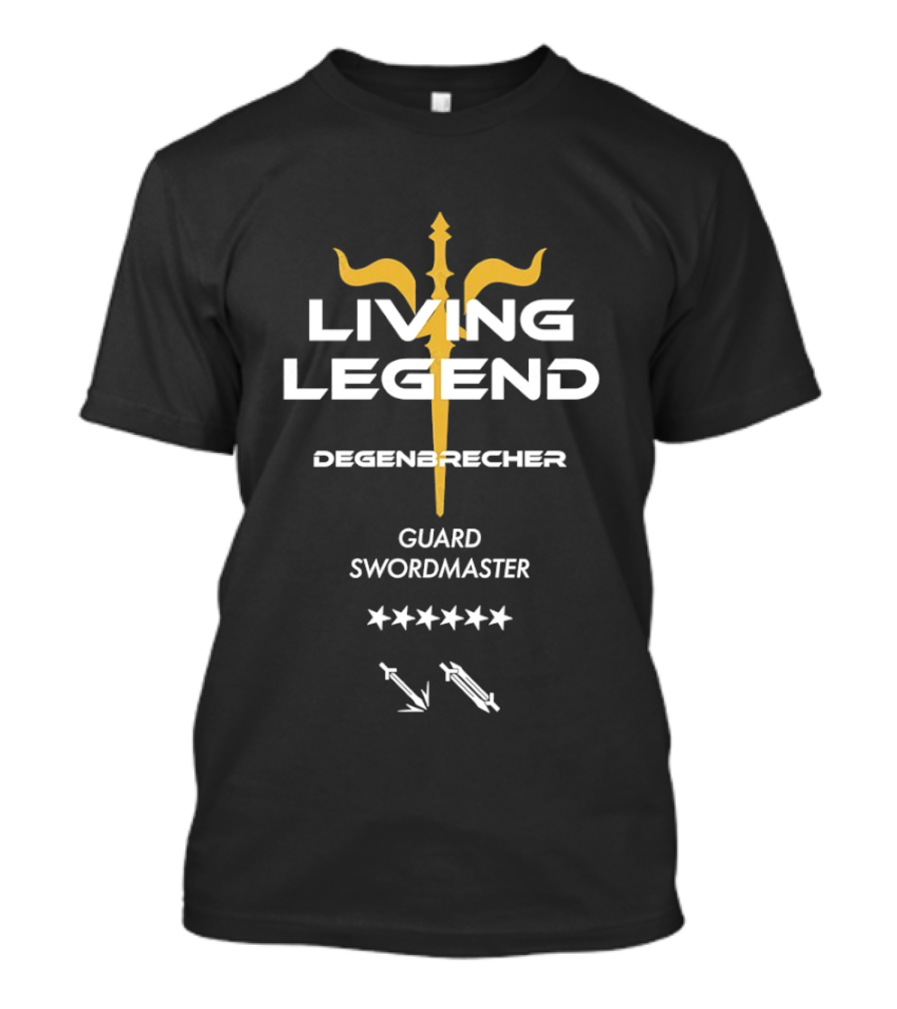 Degenbrecher Living Legend Guard Swordmaster Five Star Rating T-Shirt