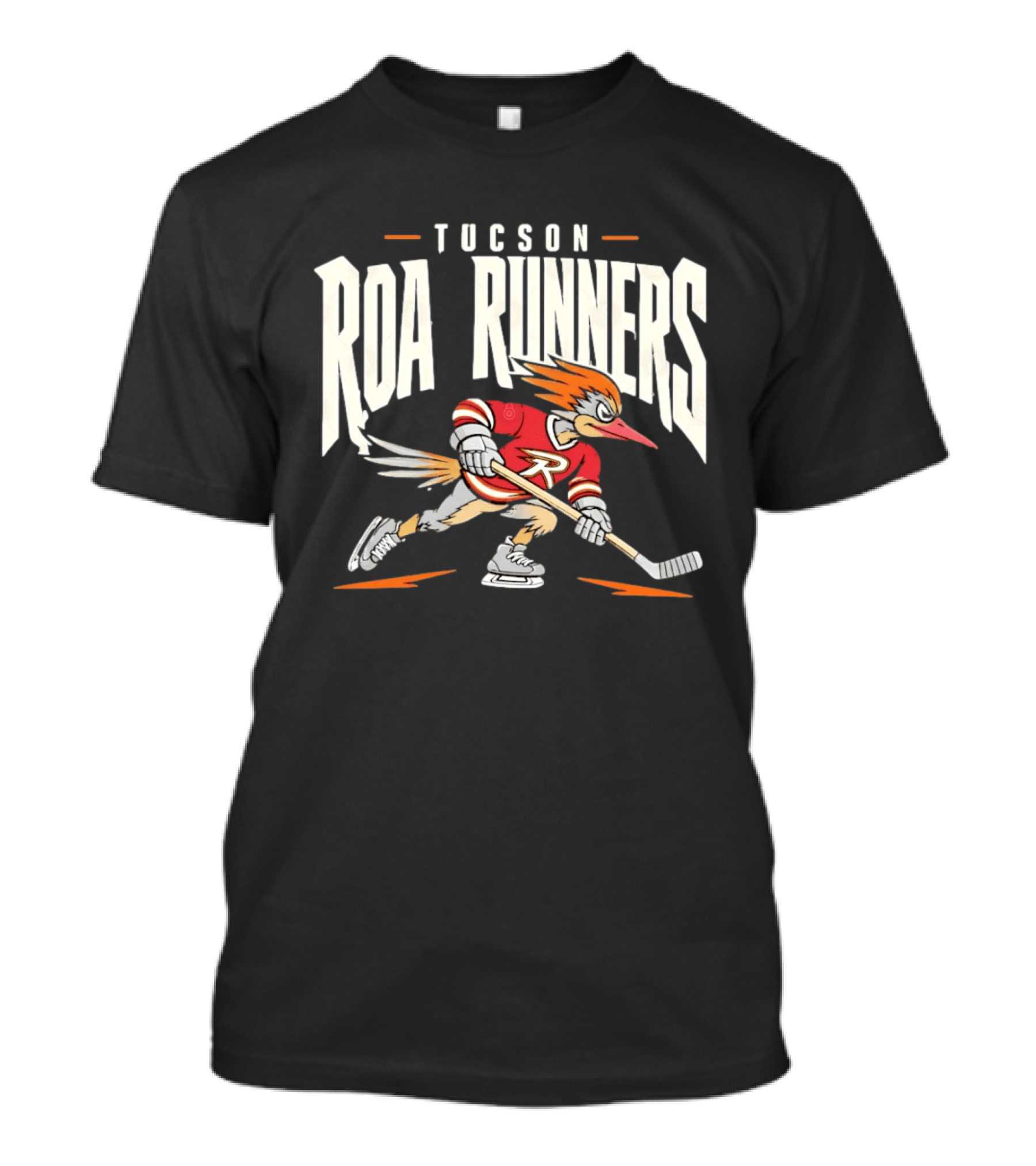 Tucson Roadrunners Hockey Player Roa Runners Skating Action T-Shirt