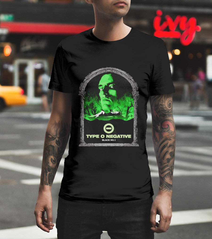 Type O Negative Black No 1 Peter Steele Gothic T-Shirt