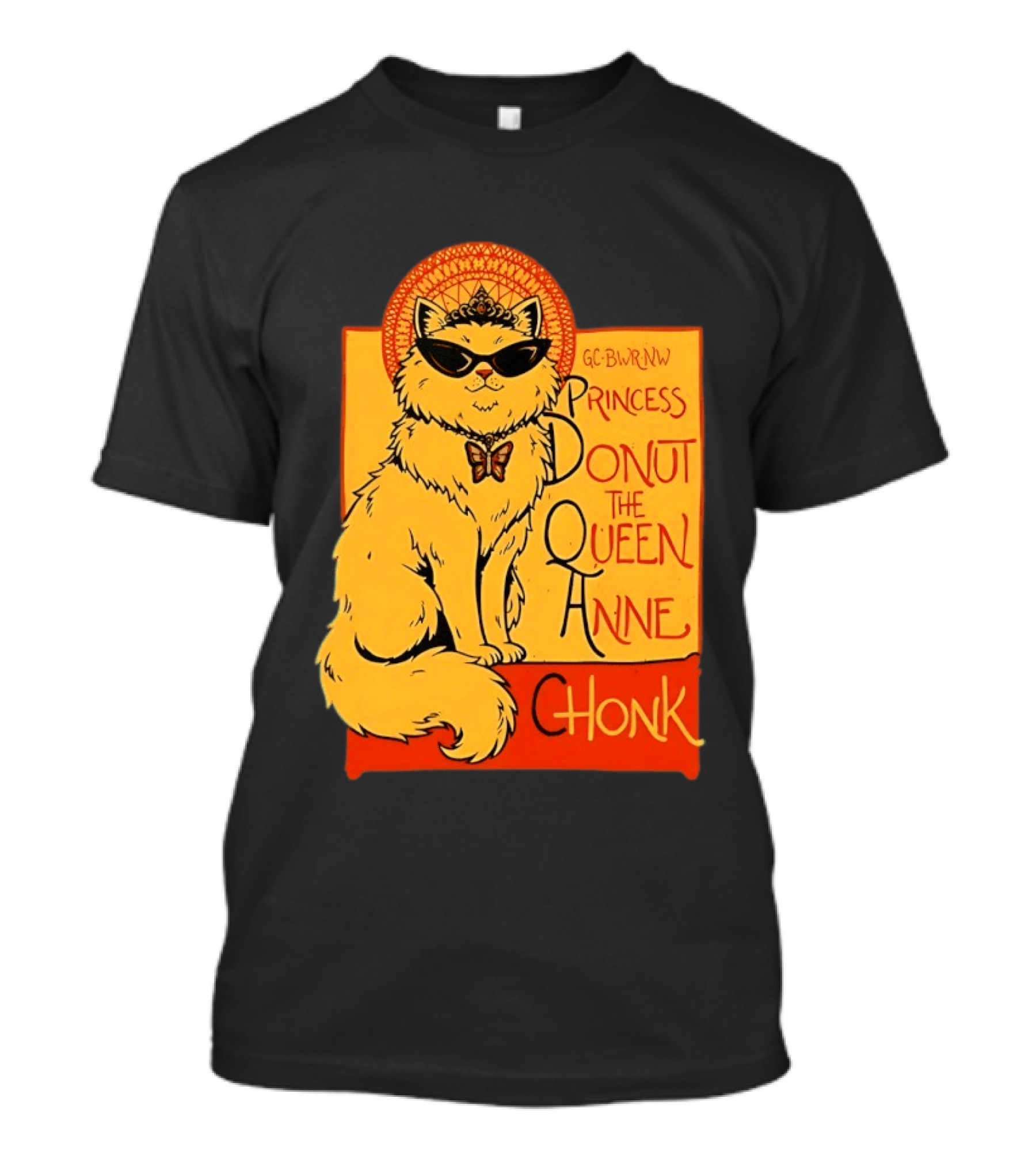 Princess Donut The Queen Anne Chonk Dungeon Crawler Carl Cat T-Shirt