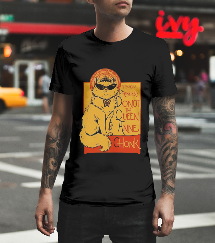 Princess Donut The Queen Anne Chonk Dungeon Crawler Carl Cat T-Shirt