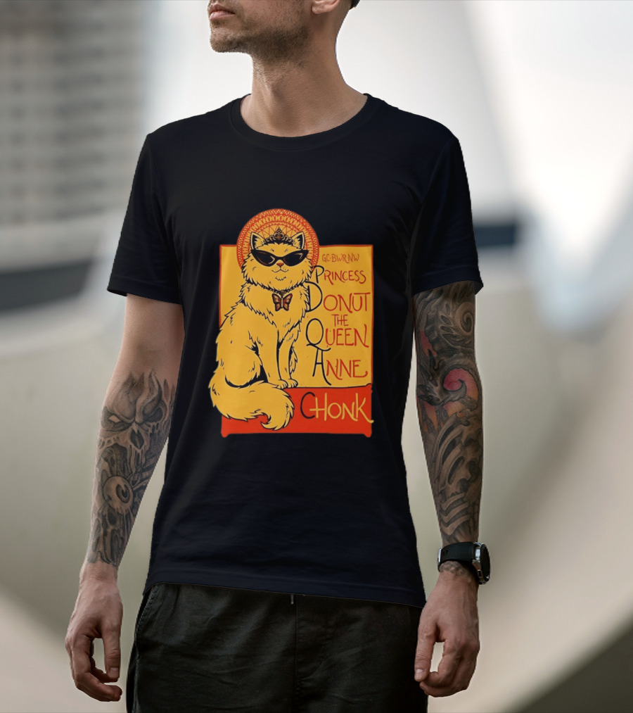 Princess Donut The Queen Anne Chonk Dungeon Crawler Carl Cat T-Shirt