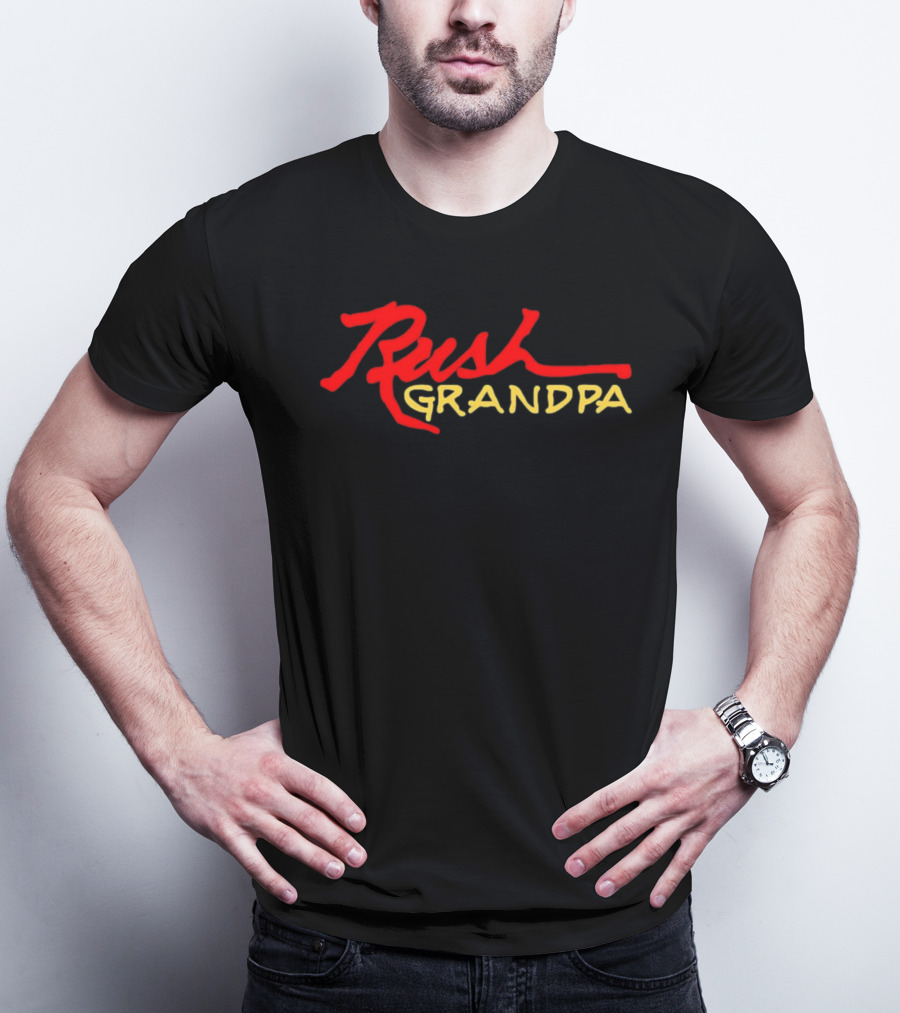 Rush Grandpa Rock Music Grandfather Band Fans T-Shirt
