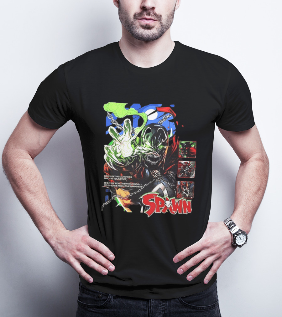 Spawn Born In The Darkness Sworn To Justice New Warrior Emerges T-Shirt