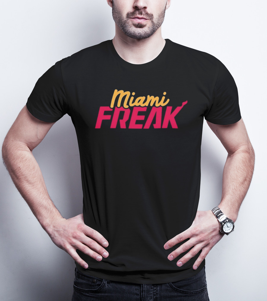 Miami Freak Miami Vice Aesthetic Retro Vibes T-Shirt