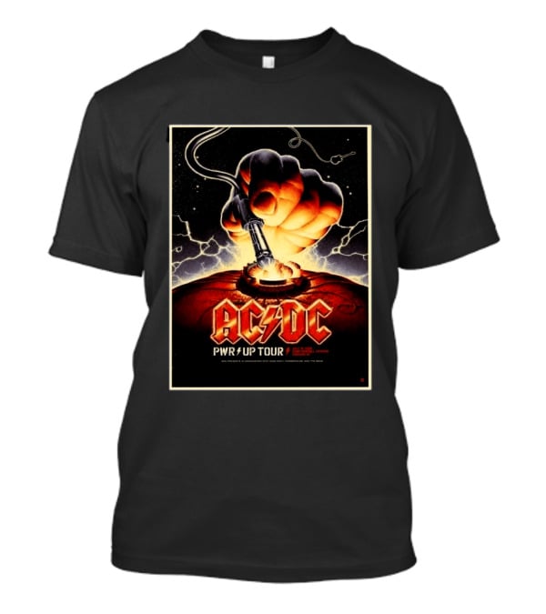 ACDC PWR Up Tour 2026 Camp Randall Stadium Madison Wisconsin July 19 Exclusive Event T-Shirt