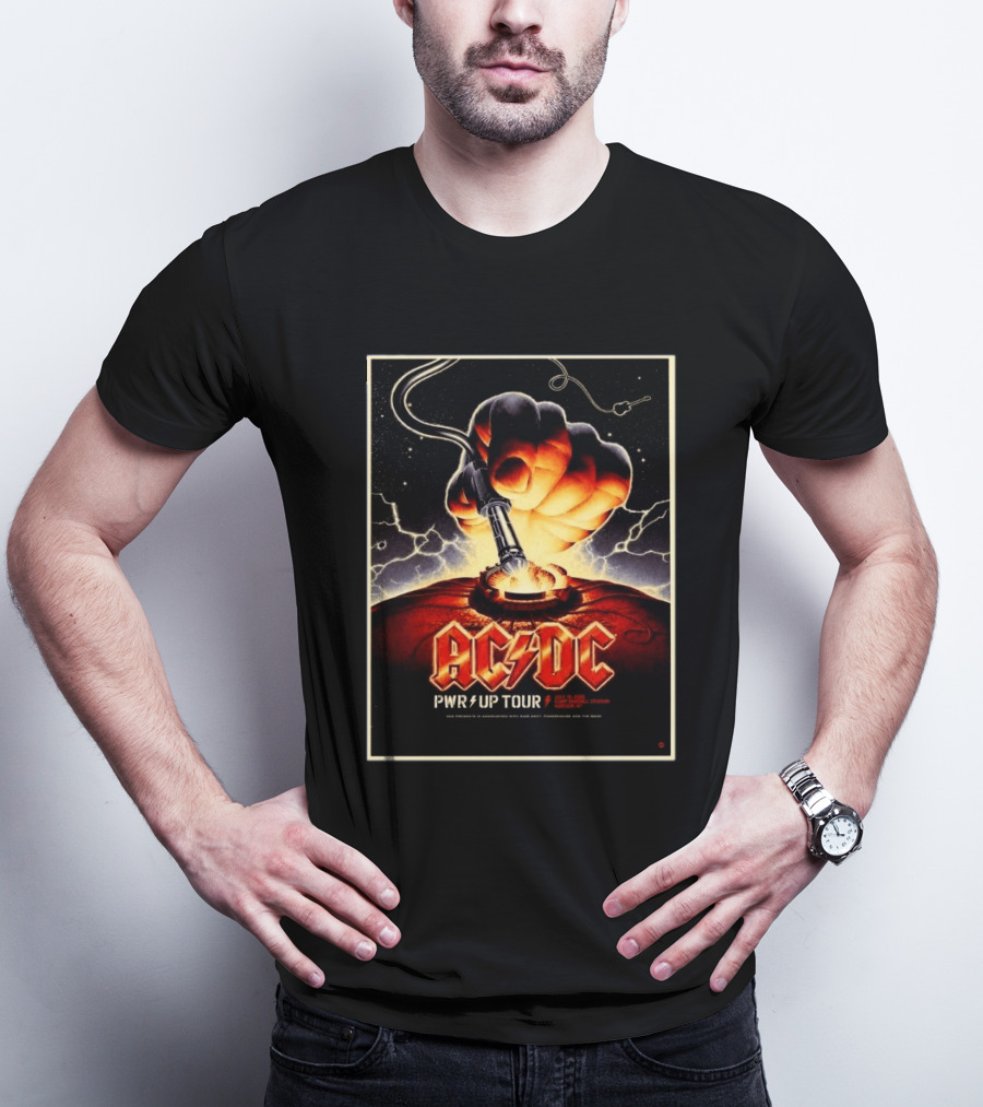 ACDC PWR Up Tour 2026 Camp Randall Stadium Madison Wisconsin July 19 Exclusive Event T-Shirt