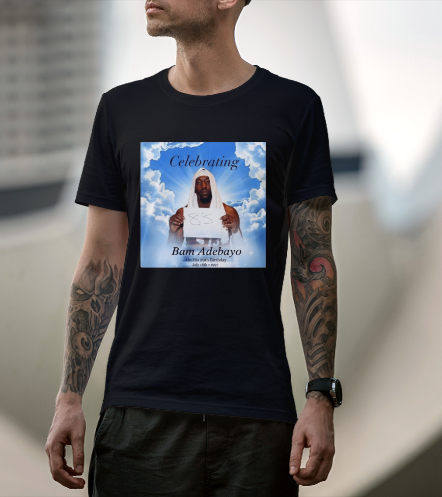 Celebrating Bam Adebayo 83 On His 29th Birthday July 18th 1997 T-Shirt