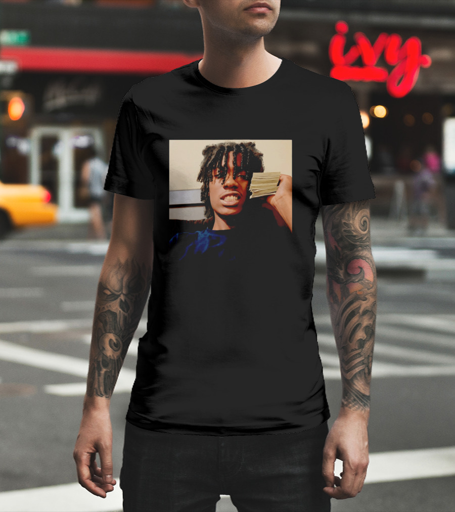 Lil Double 0 Rapper Hip Hop Money Stack Pose T-Shirt