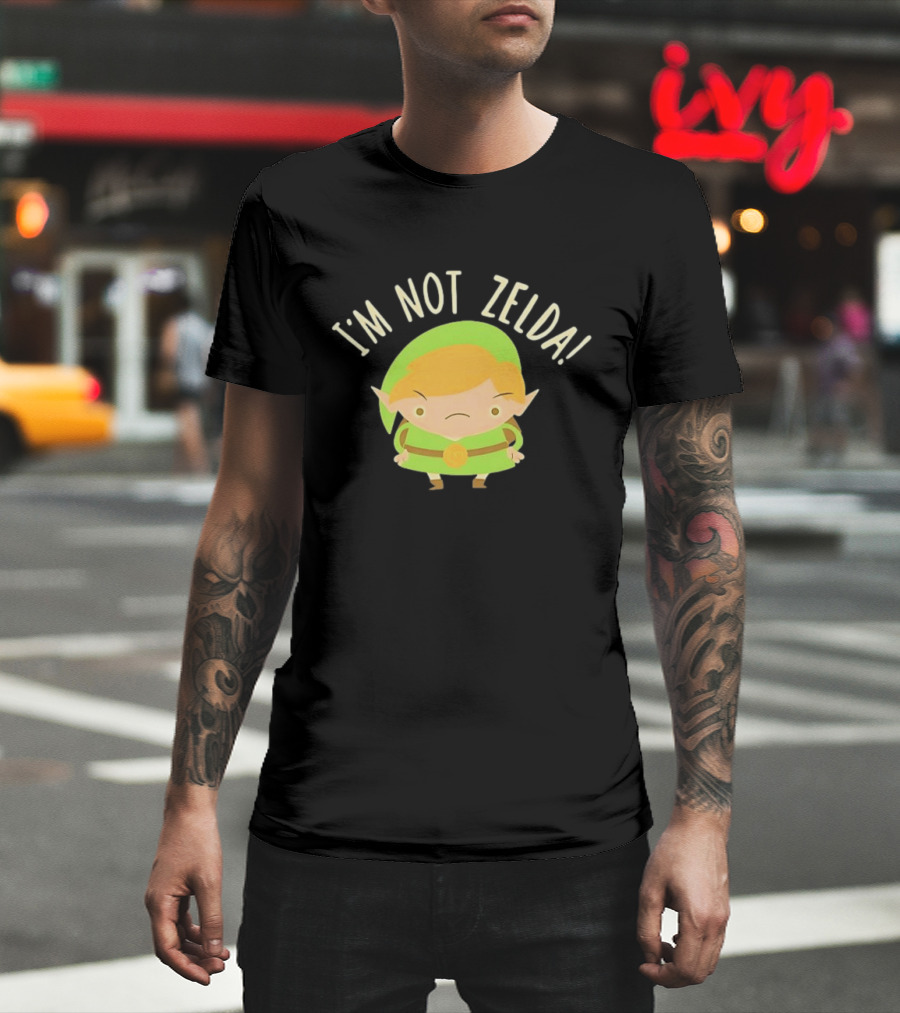 I'm Not Zelda Funny Link T-Shirt