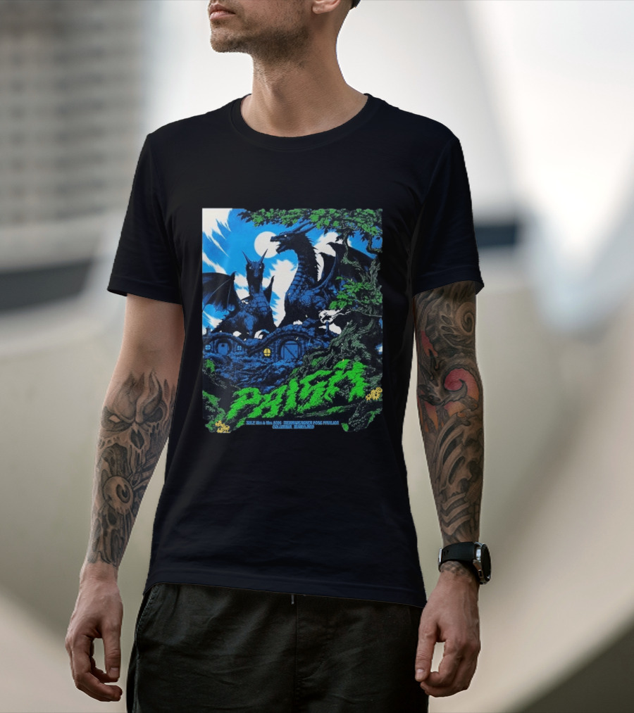 Phish Merriweather Post Pavilion July 18 19 2026 Dragons Columbia Maryland Event T-Shirt