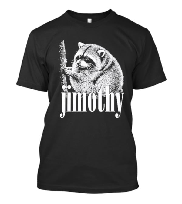 Jimothy Raccoon Hand Drawn Wildlife T-Shirt