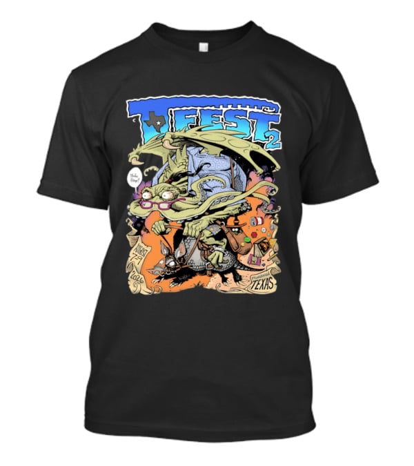 T Fest 2 Cthulhu Armadillo August 29 2026 Pflugerville Texas T-Shirt