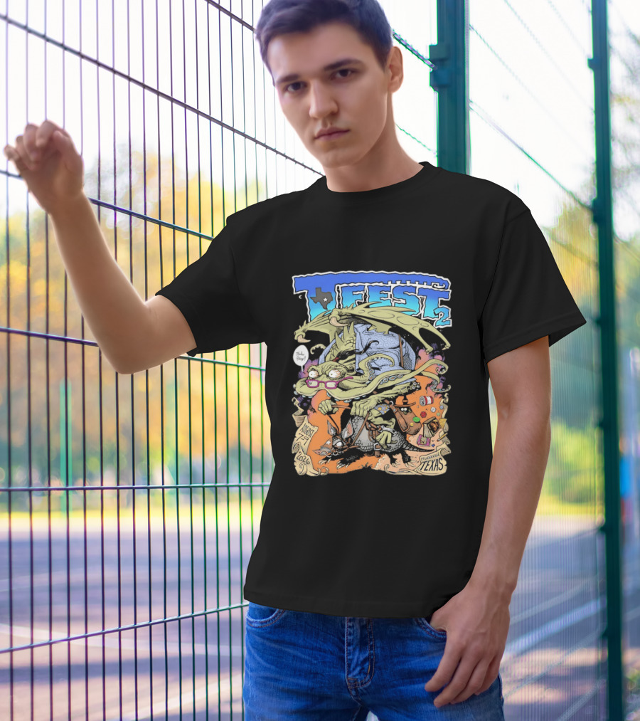 T Fest 2 Cthulhu Armadillo August 29 2026 Pflugerville Texas T-Shirt