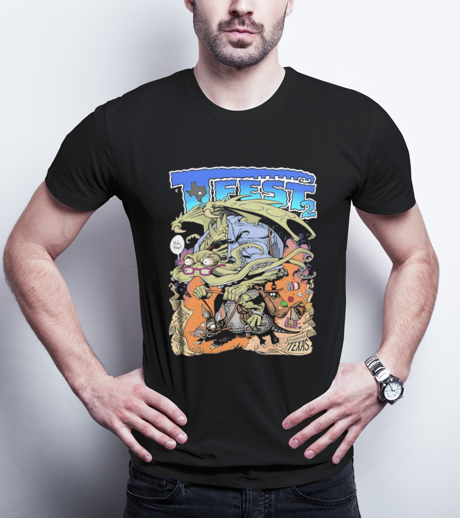 T Fest 2 Cthulhu Armadillo August 29 2026 Pflugerville Texas T-Shirt