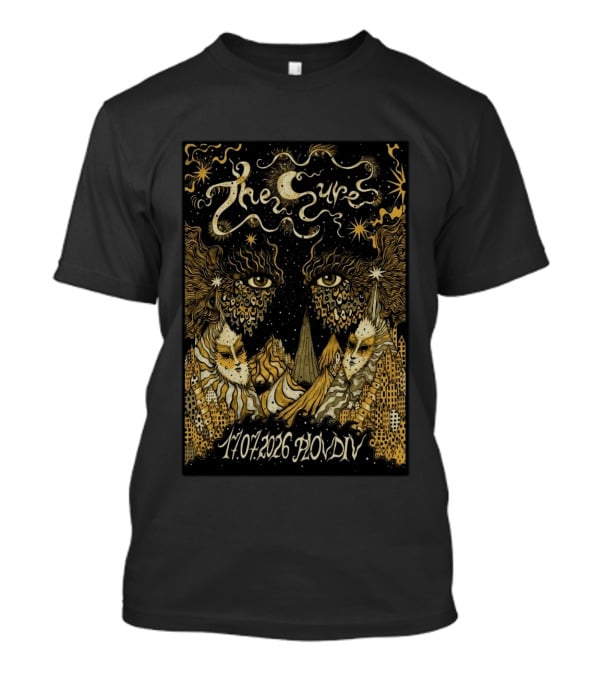 The Cure Phill Good Festival Plovdiv Bulgaria July 17 2026 Psychedelic Starry Night T-Shirt