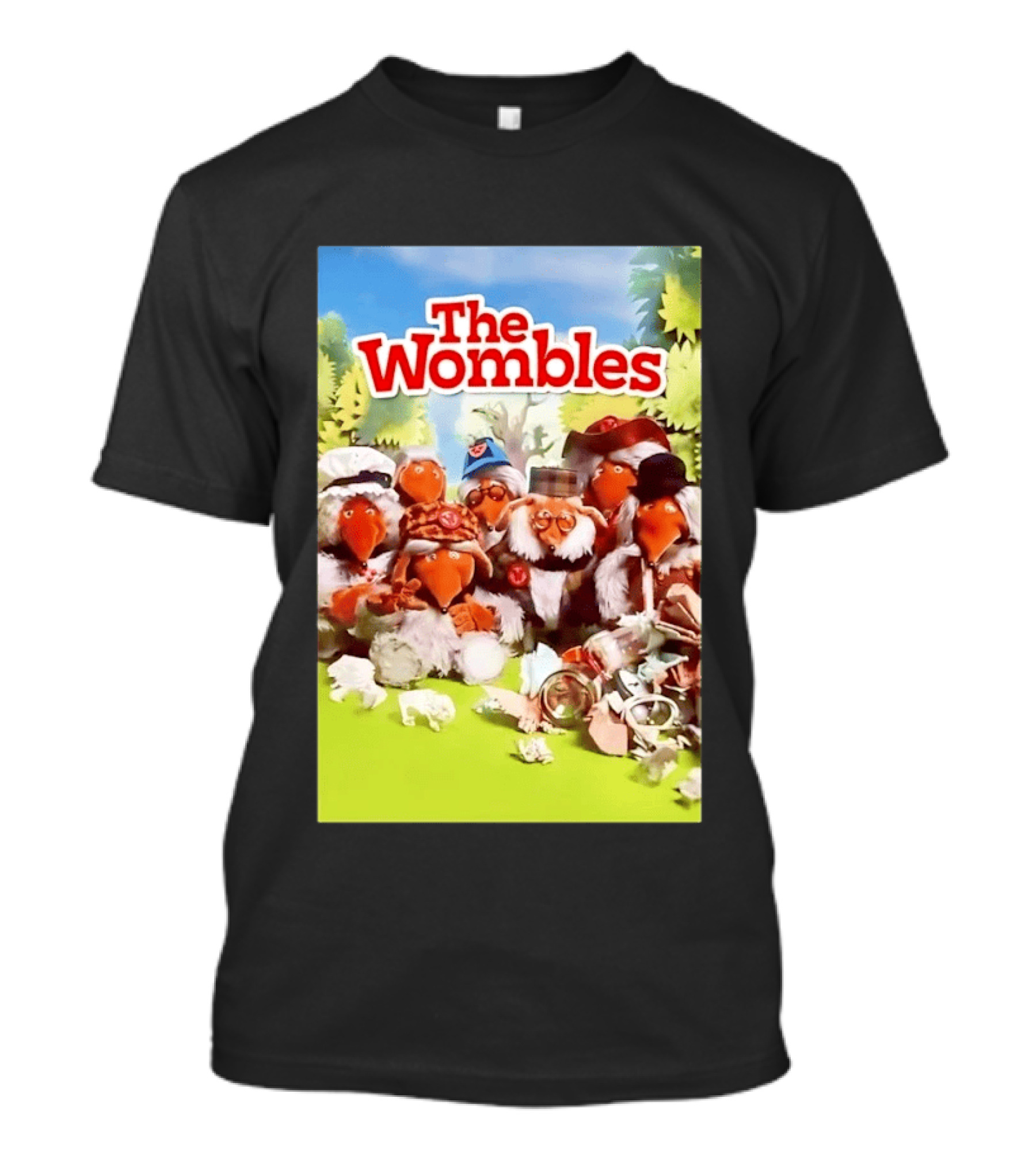 The Wombles Cartoon Characters Cleanup Adventure T-Shirt