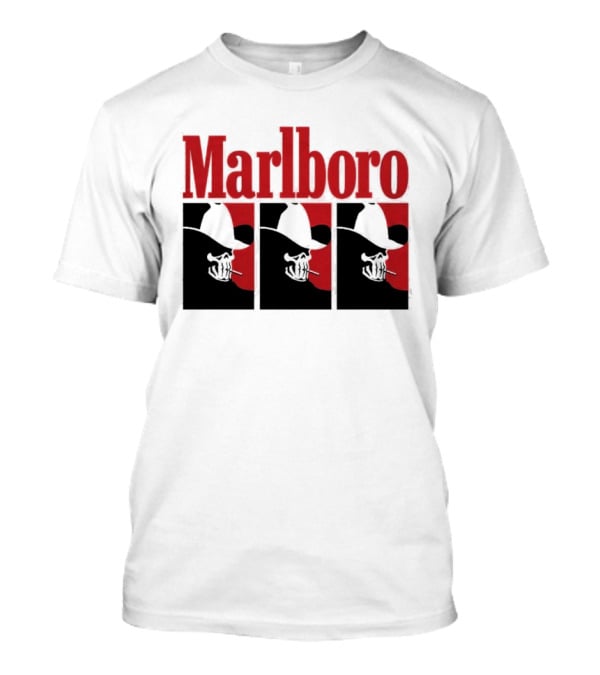Warren Lotas Marlboro Red Triple Frame Cowboy Aesthetic T-Shirt