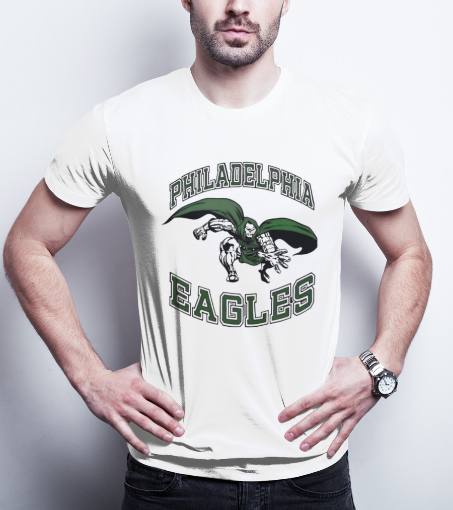 Philadelphia Eagles 2026 Doom Football Fan Gear T-Shirt