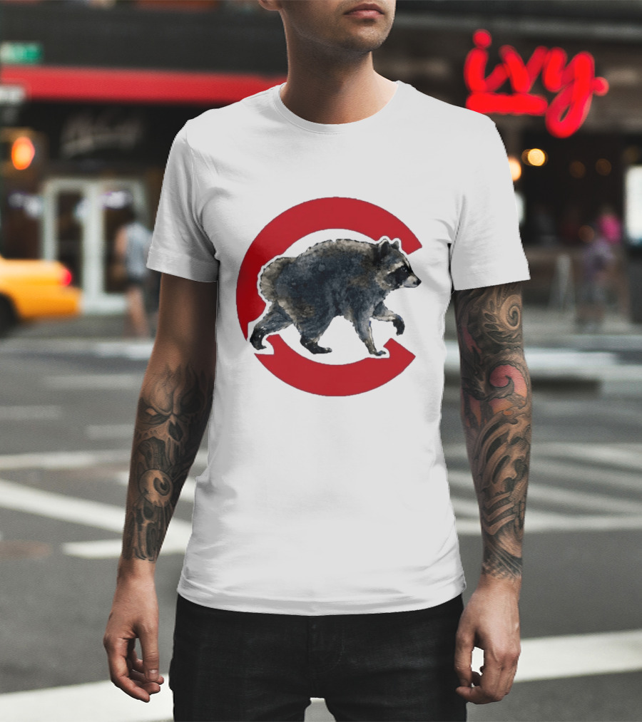 Cubs C Raccoon Jimothy T-Shirt