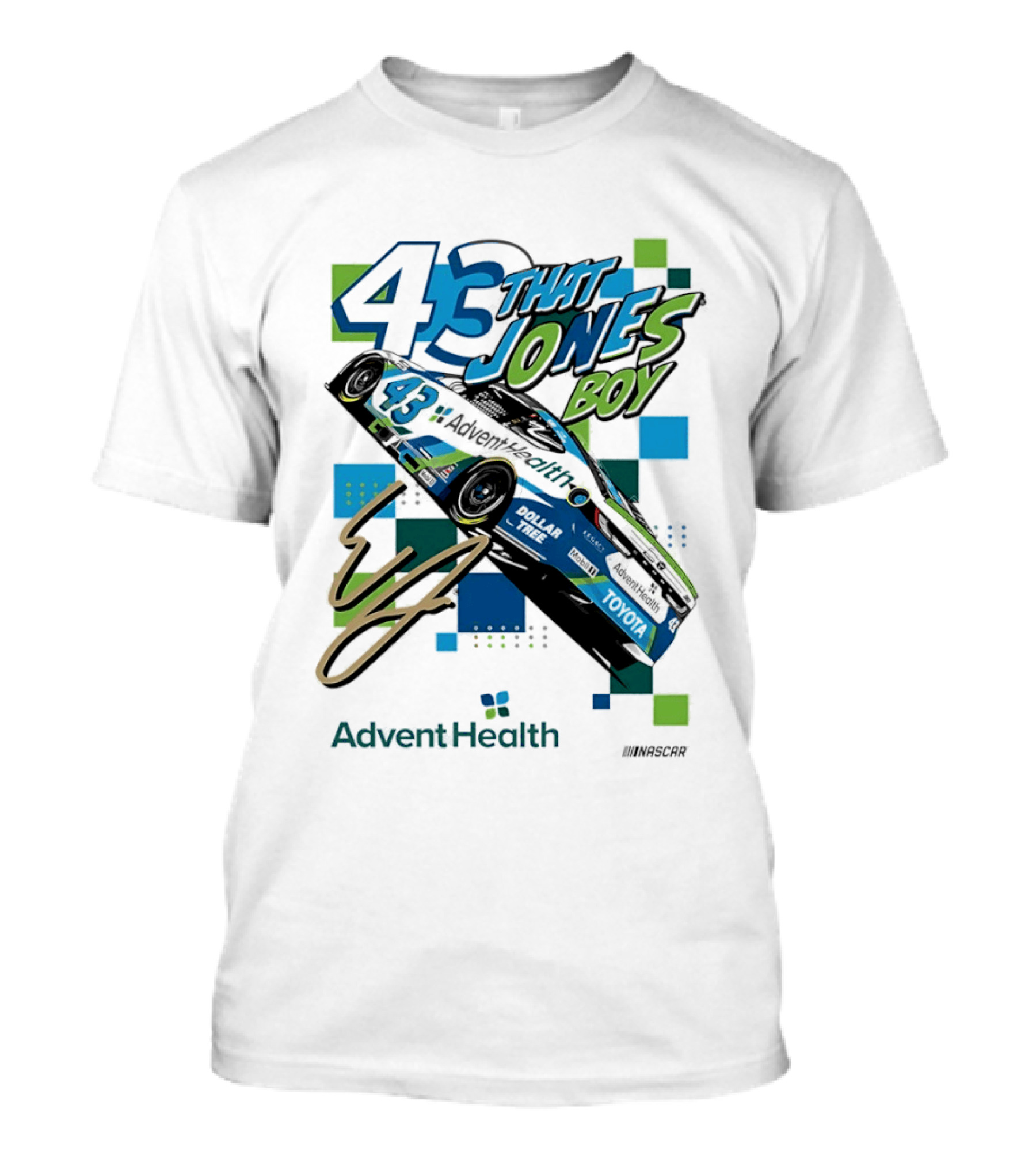 43 That Jones Boy Erik Jones Toyota NASCAR AdventHealth T-Shirt