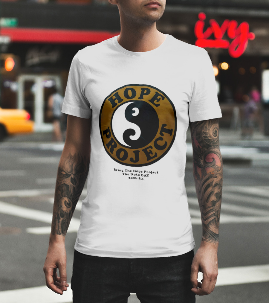 Hope Project Yin Yang Bring The Noto Day 202681 Charity T-Shirt